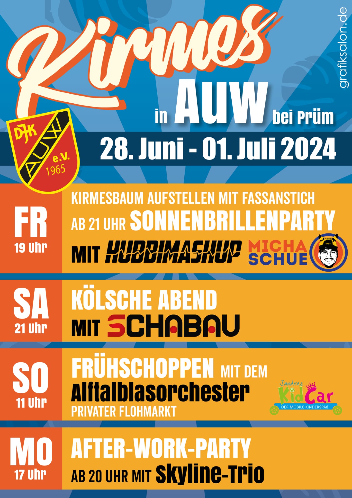 2024 | 28.06. – 01.07 – Kirmes in Auw – Auw bei Prüm